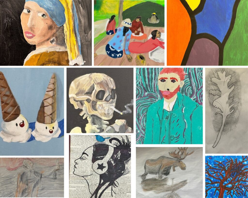 Grade 7 Artwork – Amazing Talent! – Rolling Hills Public School